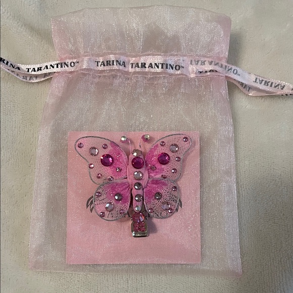Tarina Tarantino | Jewelry | Tarina Tarantino Sparkling Pink Butterfly ...